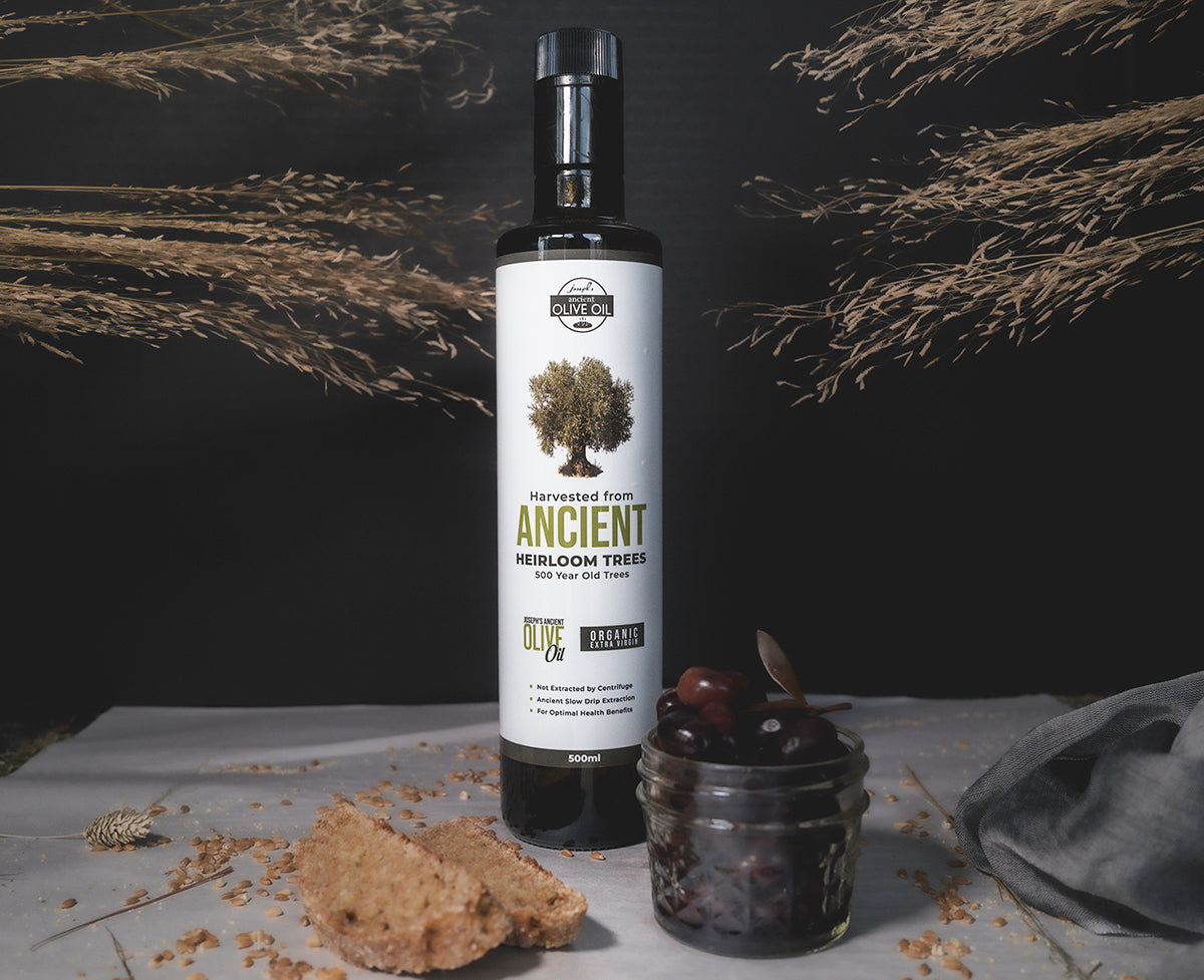 Olive Oil - from Ancient Heirloom Trees 500ml – Joseph's Organic Bakery