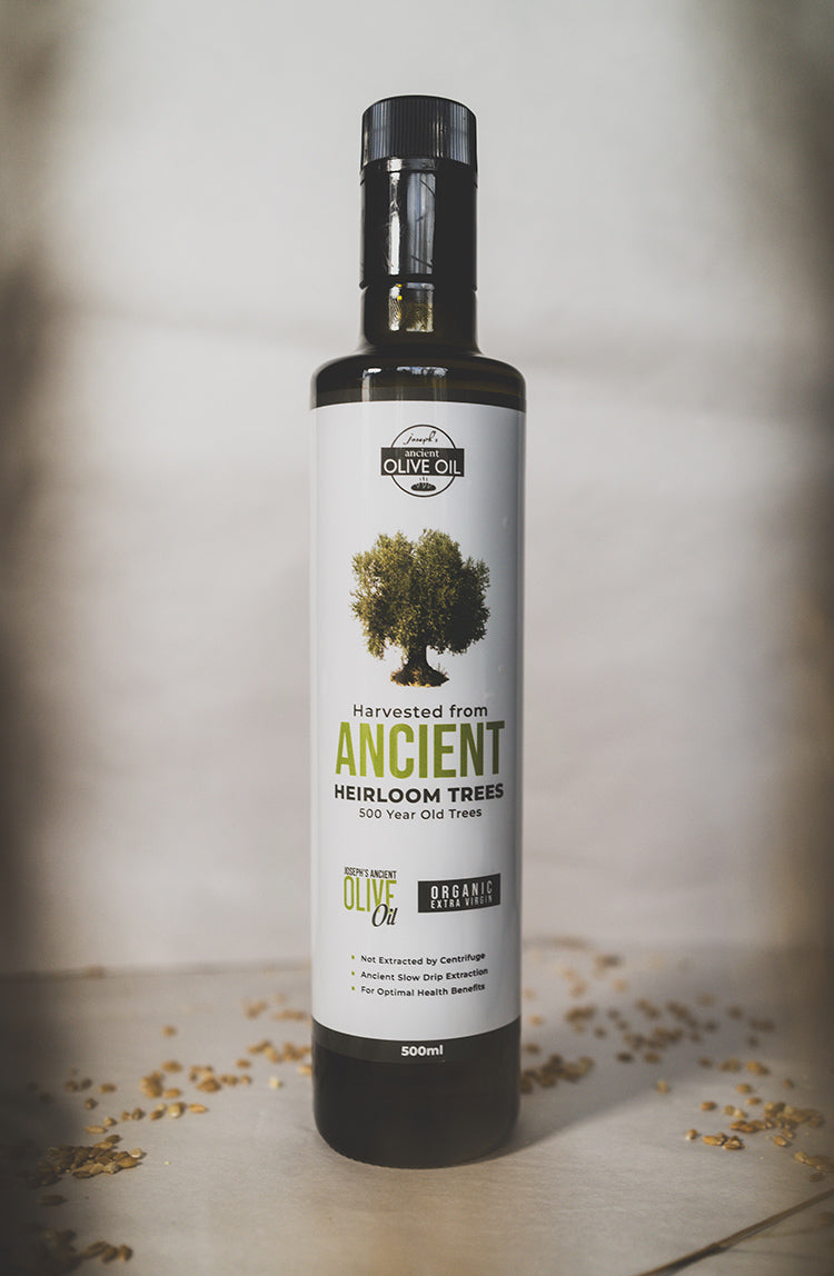 Olive Oil - from Ancient Heirloom Trees 500ml – Joseph's Organic Bakery